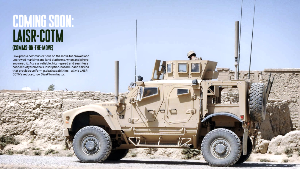 Inmarsat Government unveils new BLOS LAISR Ultra-Lightweight User ...