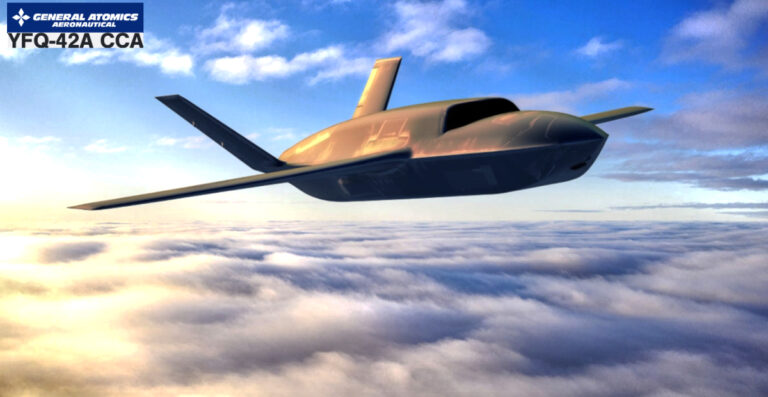 GA-ASI is entering the ground testing phase for their YFQ-42A CCA – SatNews