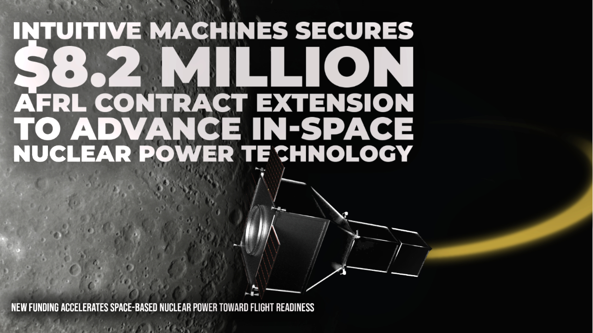 Intuitive Machines secures $8.2 million AFRL contract extension – SatNews