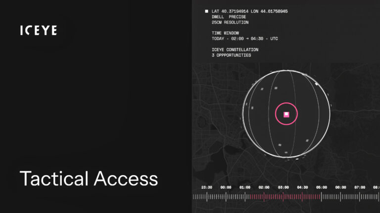 ICEYE launches Tactical Access—guaranteed satellite tasking for time ...